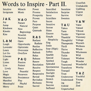 Enable Me: Words To Inspire Part 2: J-Z – Mistyhilltops
